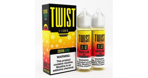 Twist E-liquids - Cocktail Blend 2x60mL (Previously Fruit Cocktail) Lemon Twist